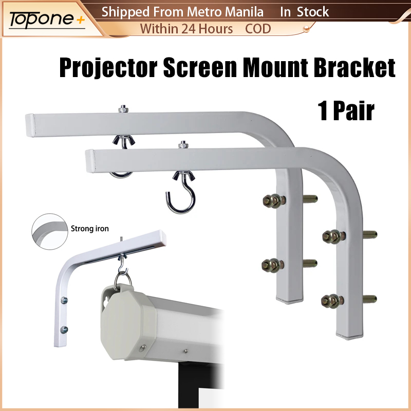 Projector Screen Mount Bracket L-Shaped Ceiling Projection Screen ...