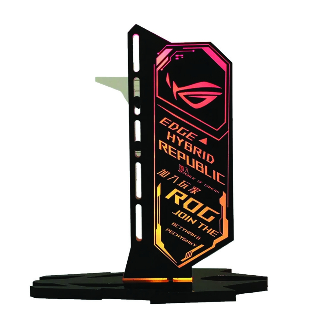 ROG GPU Bracket Holder sync ARGB LED light Republic of Gamers | Shopee ...