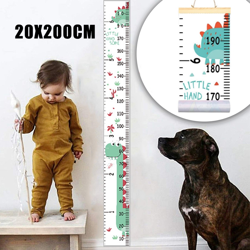 Outivity Baby Growth Height Chart,Canvas and Wood Removable Measure ...
