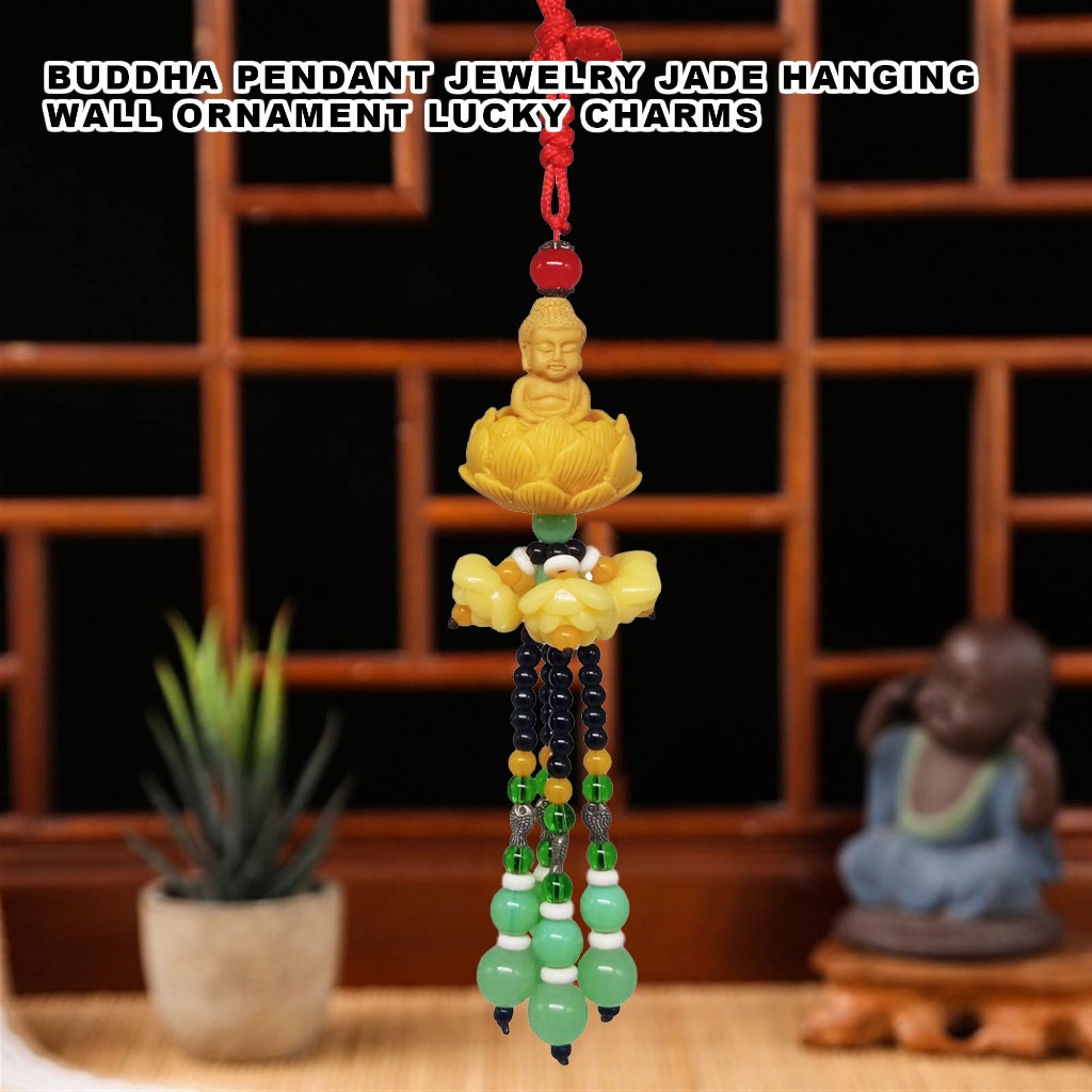 Ziyang 2024 Lucky Charms Lotus Flower With Buddha Pendant Jade Hanging ...