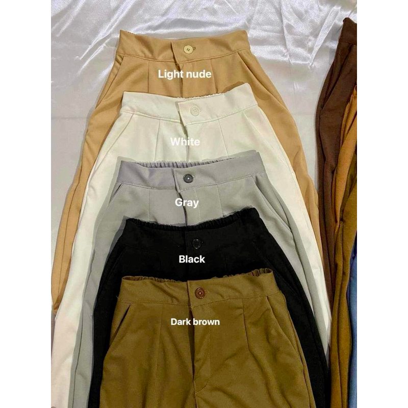 TRENDING TROUSER PANTS FOR WOMEN (tailored) | Shopee Philippines