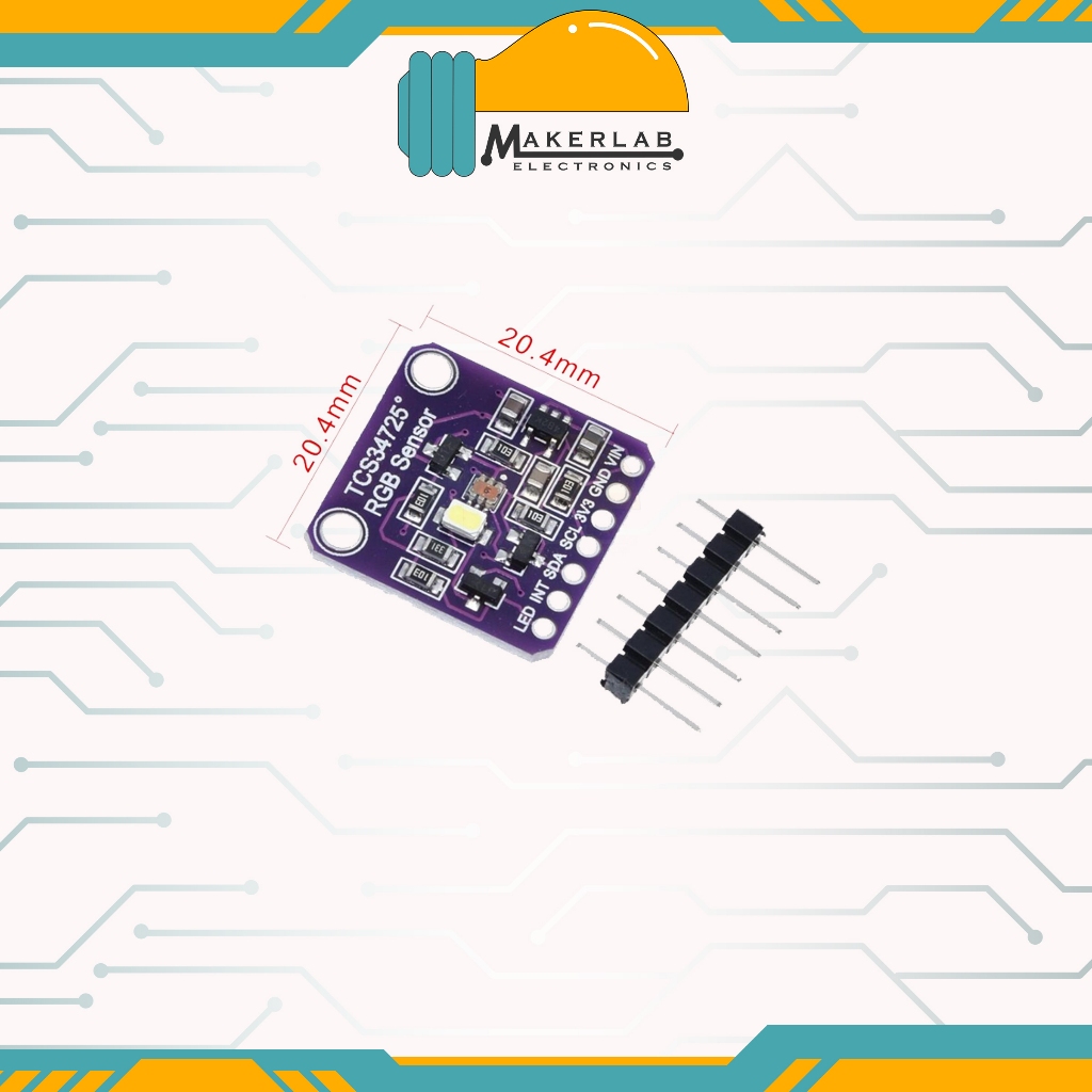 TCS34725 RGB Color Sensor Purple | Shopee Philippines