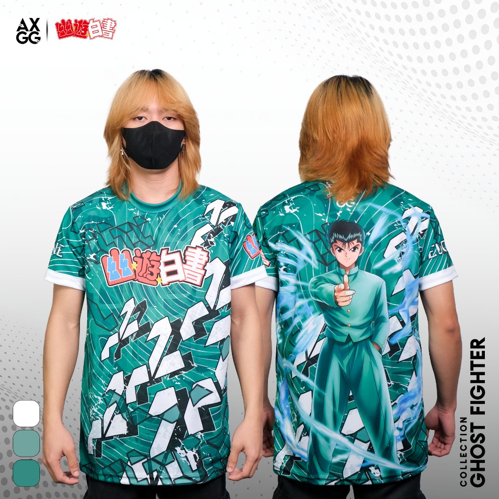 AXGG " Ghost Fighter " - Anime T-Shirt | Shopee Philippines