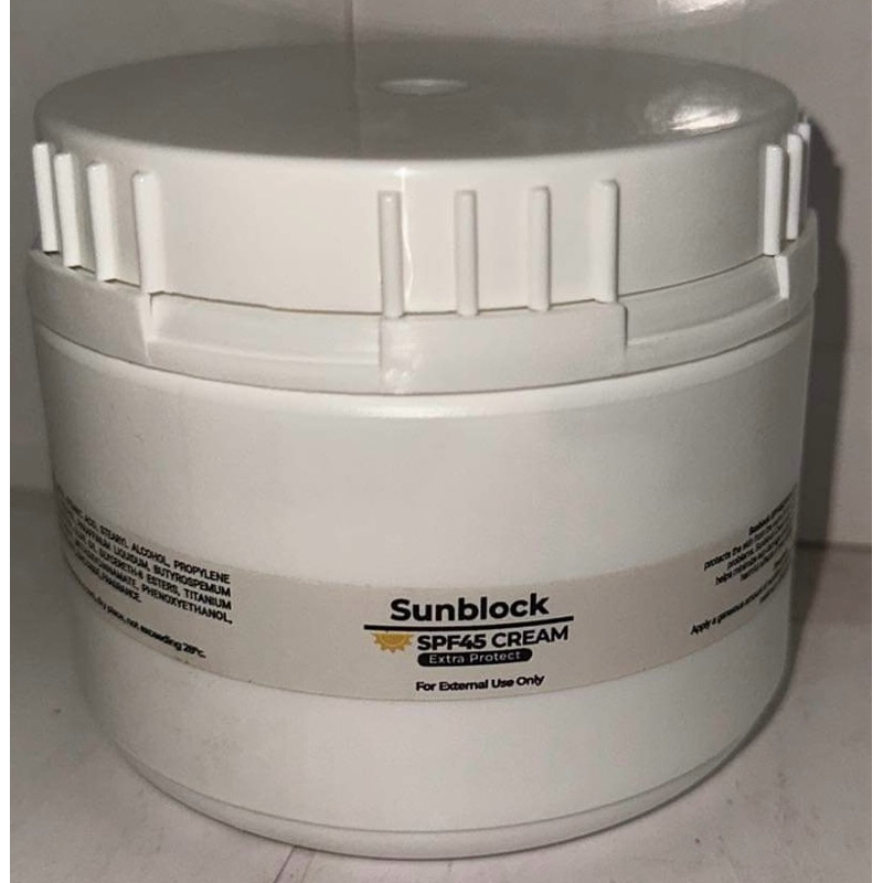 SUNBLOCK CREAM SPF45 (500grams) | Shopee Philippines