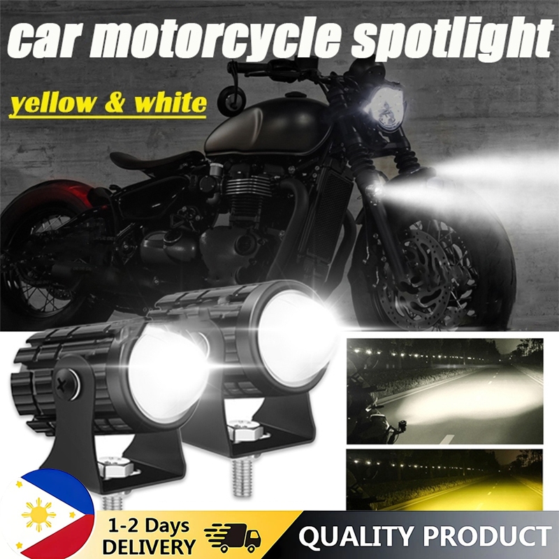 【COD】Motorcycle Headlight Waterproof Small Spotlight Mini Driving ...
