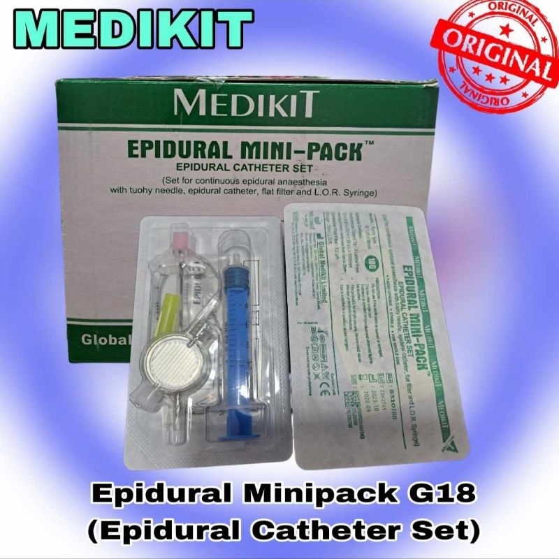 Epidural Set G18 Minipack Per piece (By Medikit) | Shopee Philippines