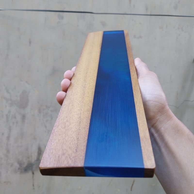 Project wood resin wrist palm rest for mechanical keyboard | Shopee ...