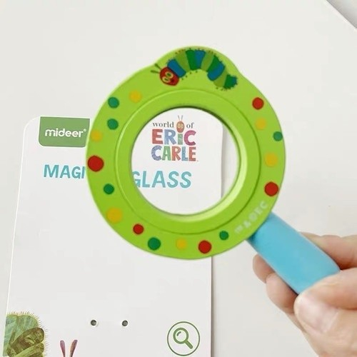 Mideer Magnifying Glass Eric Carle Caterpillar Magnifier Educational ...