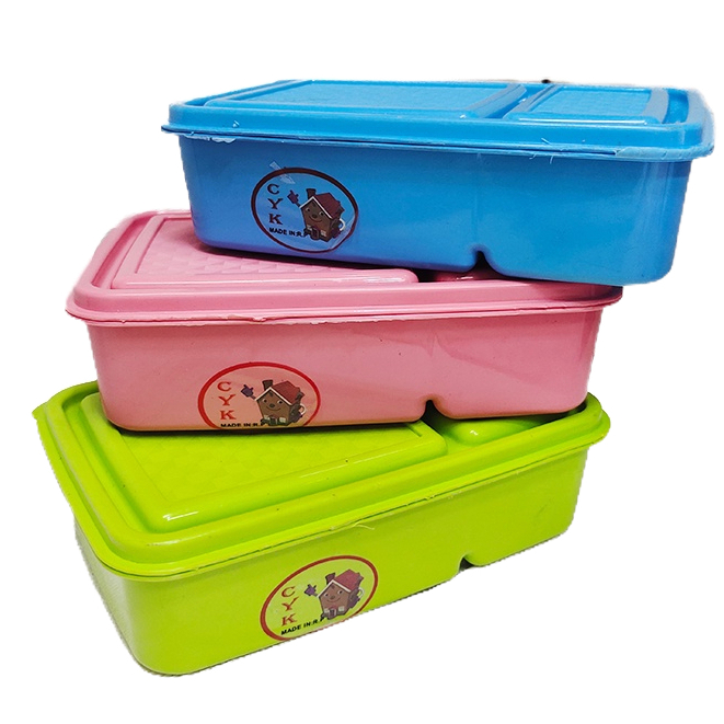 CYK705 Lunch Box With Divider Plasticware With Cover Food Container ...
