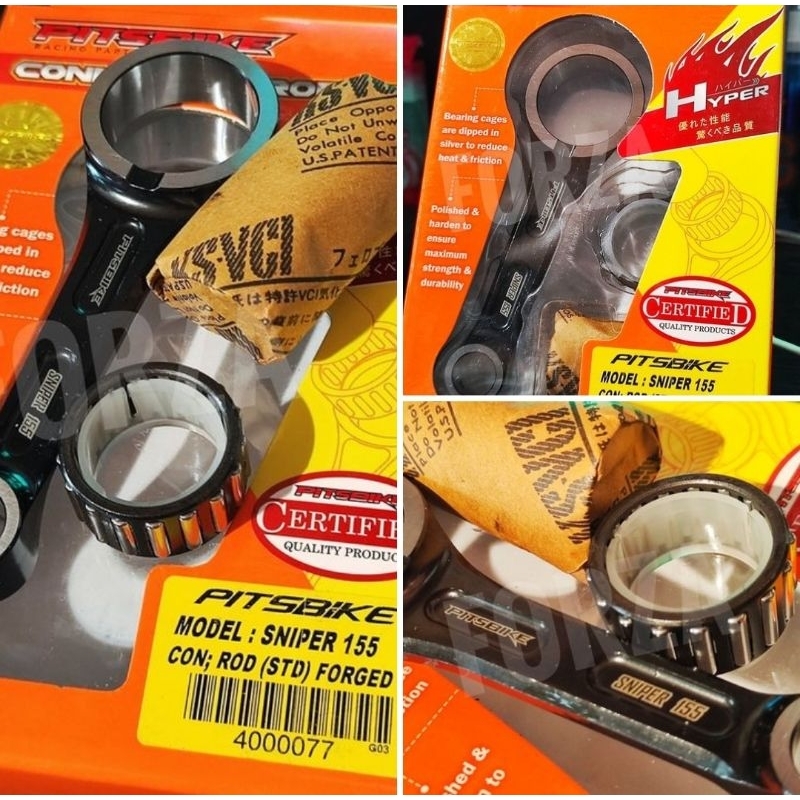 PITSBIKE SNIPER 155 CONNECTING ROD CONROD KIT FORGED SNIPER155 VVA ...