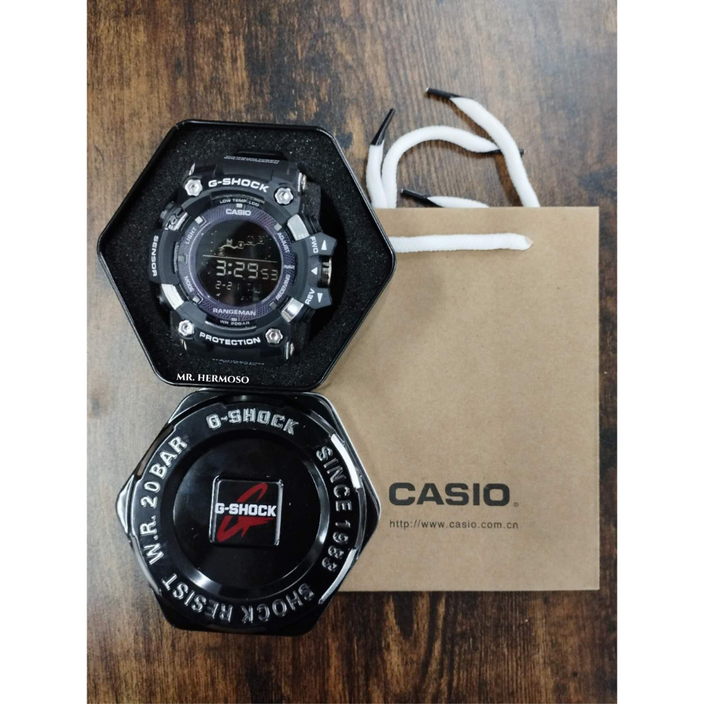 Gshock Triple Sensor Black Silver Mechanical Sports Watch Men's Digital ...