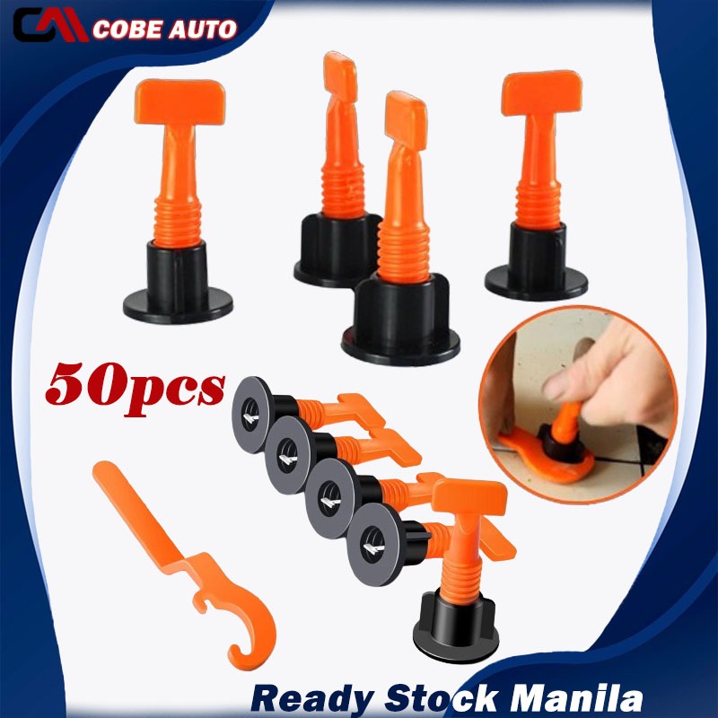 50Pcs Alignment Tile Leveling Wedges Tile Spacers System Flat Ceramic ...