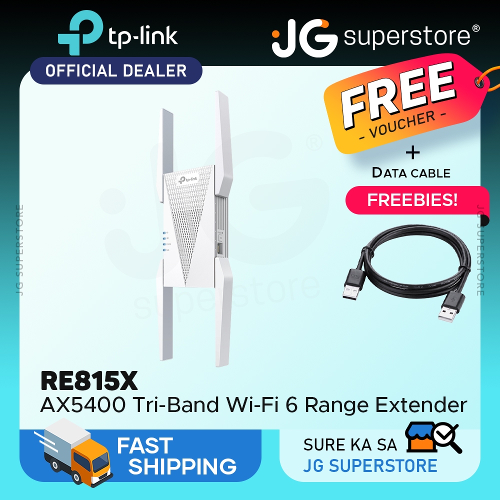 TP-Link RE815X AX5400 Tri-Band Wi-Fi 6 Range Extender with Access Point ...