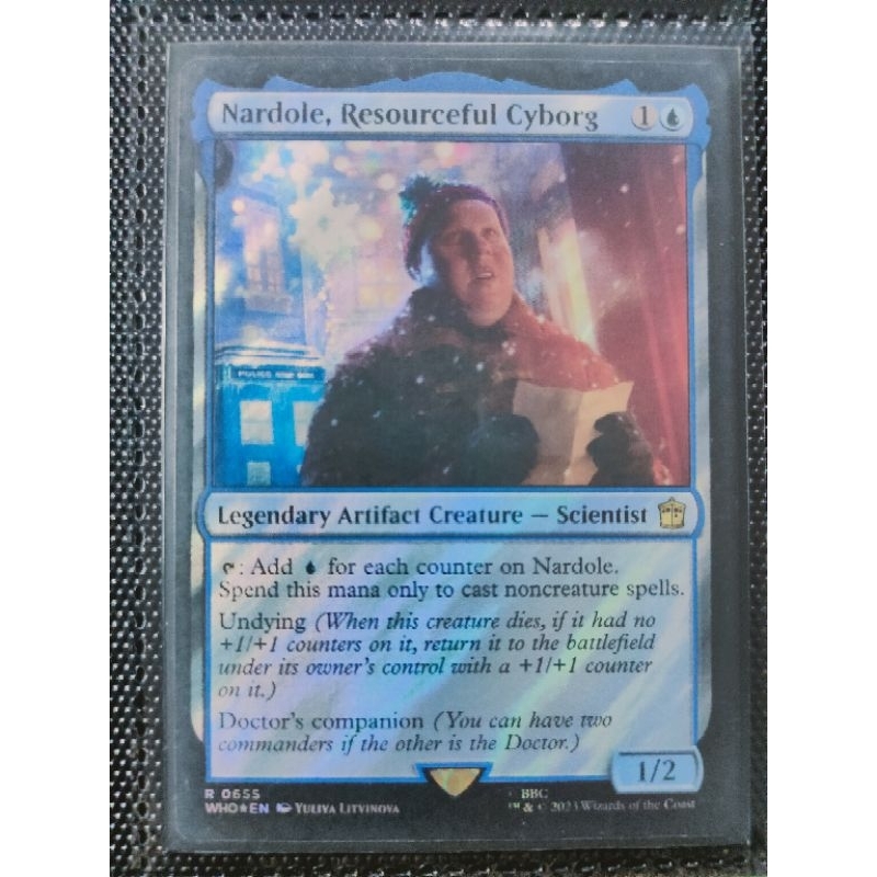 MTG - Nardole, Resourceful Cyborg - SURGE FOIL - WHO | Shopee Philippines