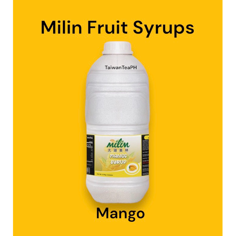 Milin Fruit Syrup 2.5kg Strawberry Blueberry GreenApple Lychee Mango ...