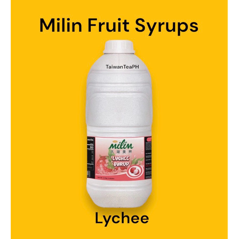 Milin Fruit Syrup 2.5kg Strawberry Blueberry GreenApple Lychee Mango ...