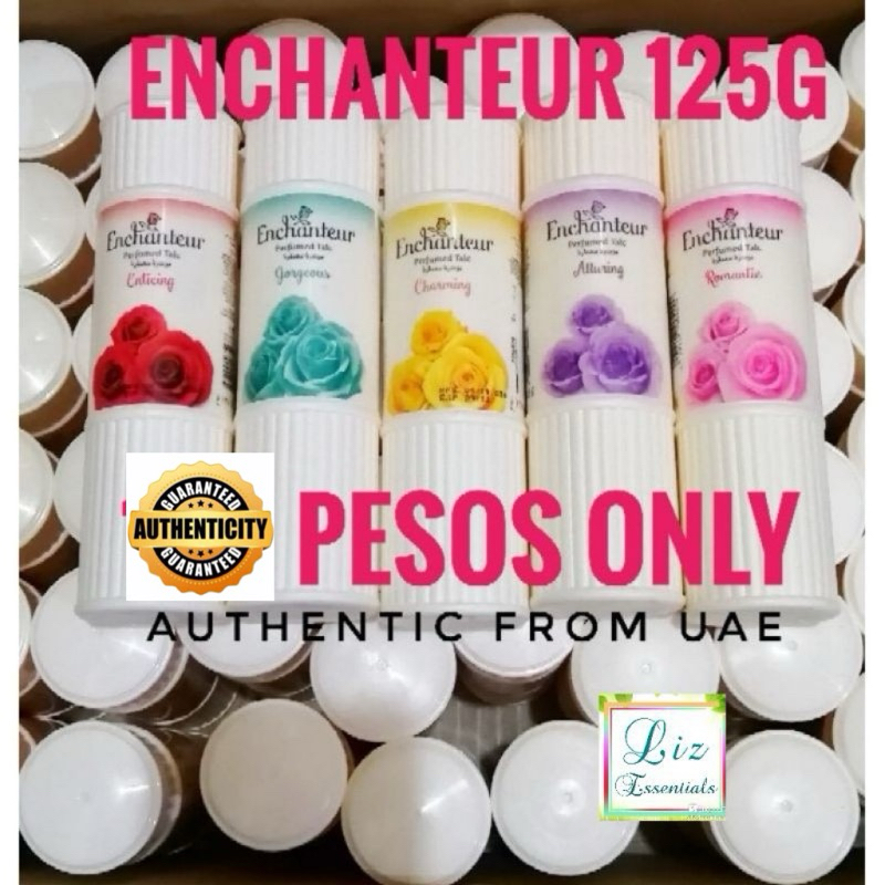Enchanteur Perfumed Talc/Powder 125g imported from UAE | Shopee Philippines
