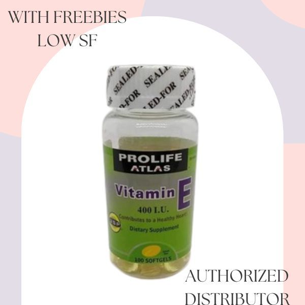 PROLIFE ATLAS VITAMIN E SOFTGEL CAPSULES | Shopee Philippines