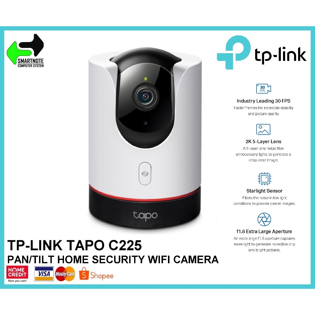 TP-Link Tapo C225 Pan/Tilt AI Home Security Wi-Fi Camera 2K QHD 4MP + HDR | Shopee Philippines