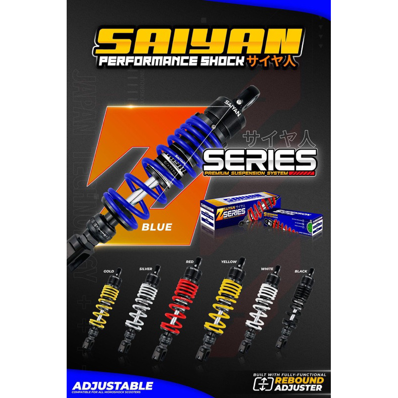 SAIYAN ADJUSTABLE REAR SHOCK FOR NMAX/AEROX | Shopee Philippines