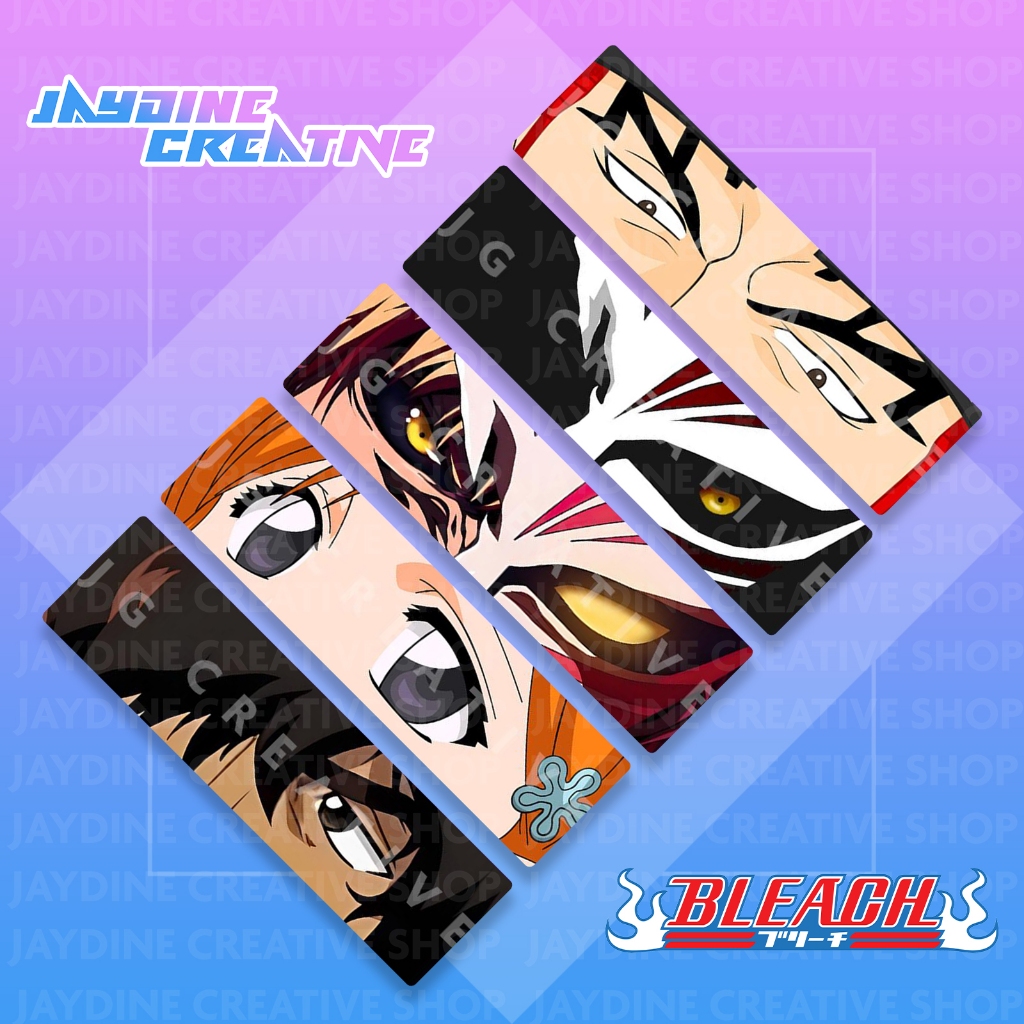 Bleach Anime Eye Slap Sticker Indoor Outdoor Vinyl Sticker, Waterproof ...