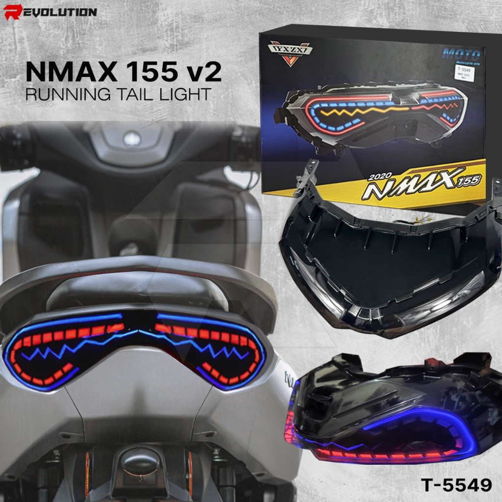 Yamaha NMAX 155 2020/V2 Running Tail Light LED Signal Light | Shopee ...