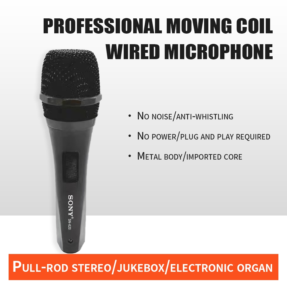 Vocal Karaoke Microphone jack Black Professional stage singing power ...