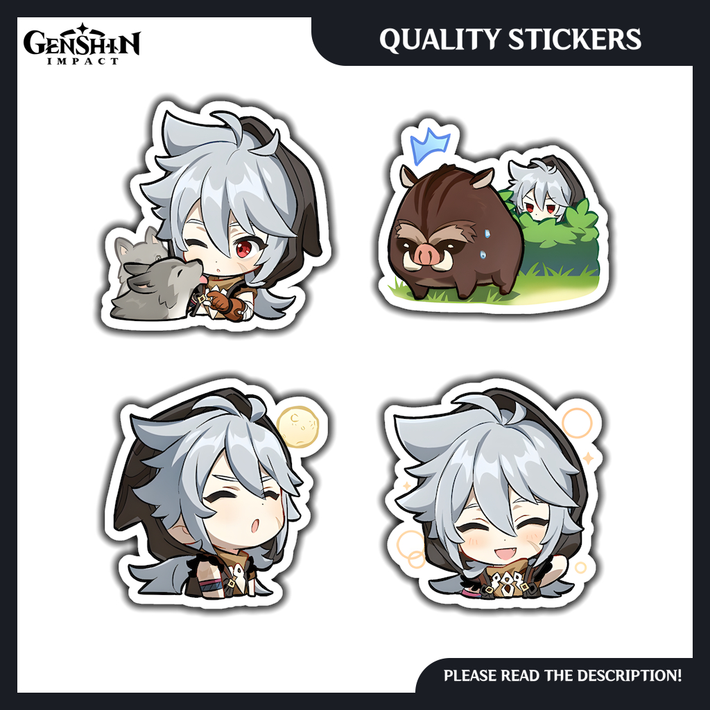 Razor - Genshin Impact Emoji Stickers | Shopee Philippines