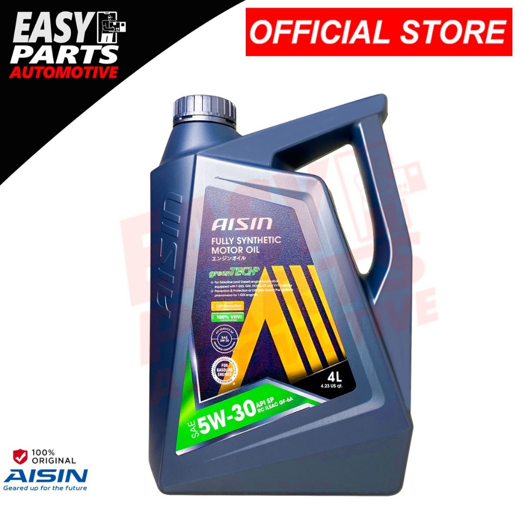 Aisin Engine Oil Syntech Fully Synthetic 5W-30 4L | Shopee Philippines