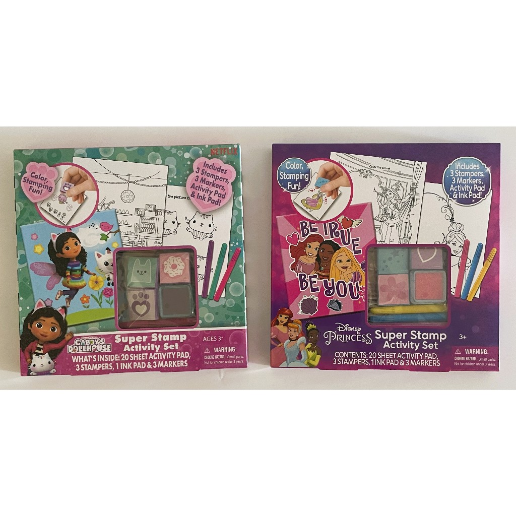 Disney Princess/Gabby's Dollhouse/Minnie Mouse/Spidey Super Stamp ...