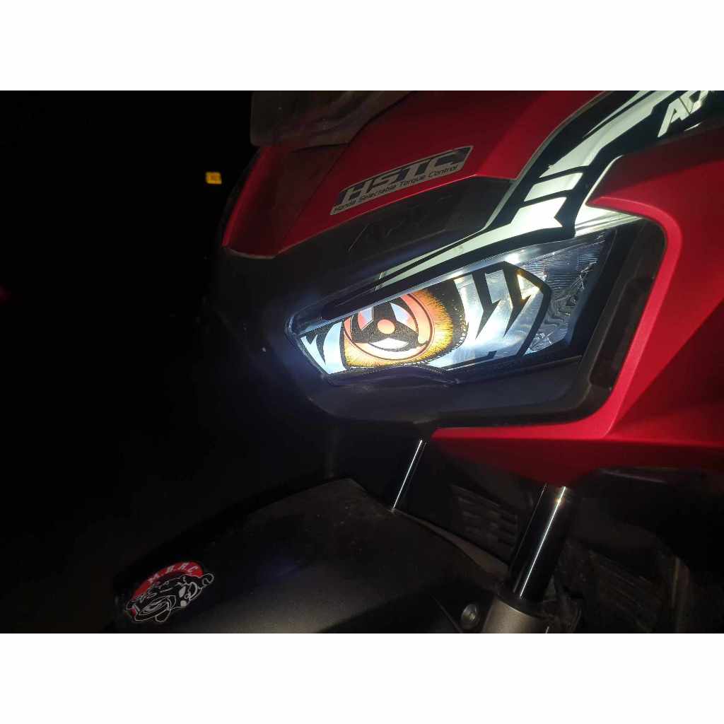 Honda ADV 160 Winker/Headlight Decal Sticker Semi-transparent Sharingan ...