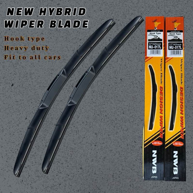 Hybrid wiper blade hook type high quality heavy duty | Shopee Philippines