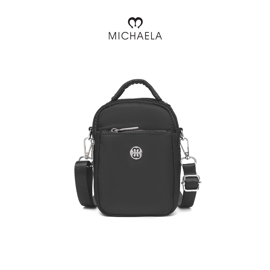 MICHAELA Mini Sling Bag Thicken Recycled Nylon Backpack Shape Crossbody ...