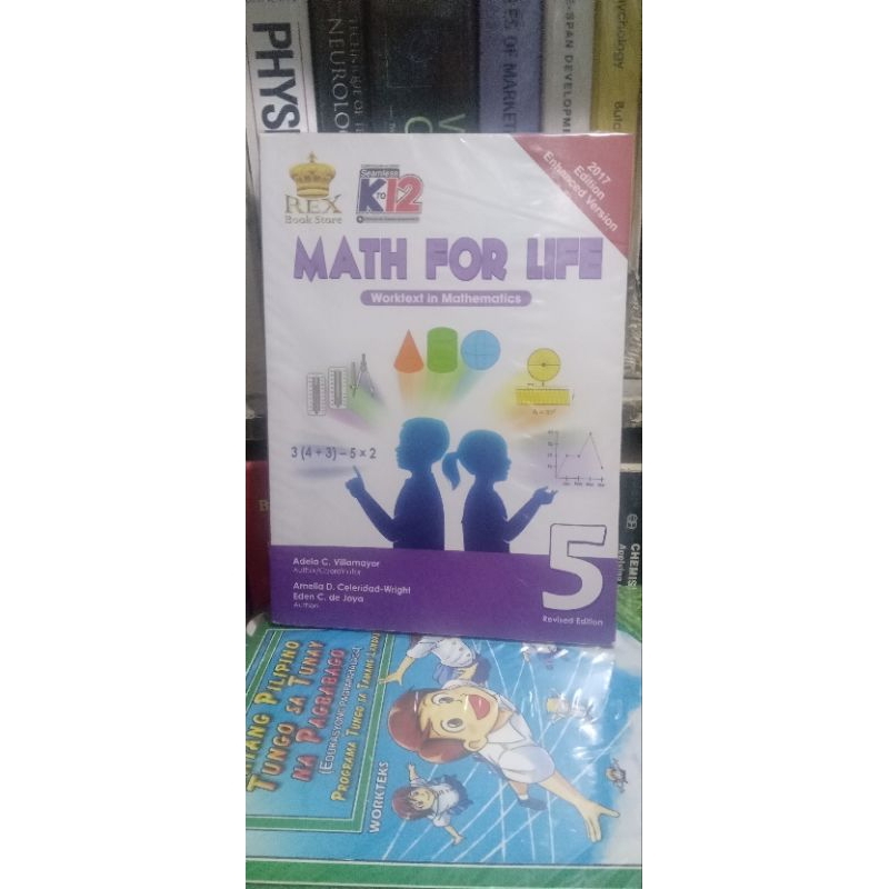 MATH FOR LIFE GRADE 5 REX PUBLISHED (NEW) | Shopee Philippines