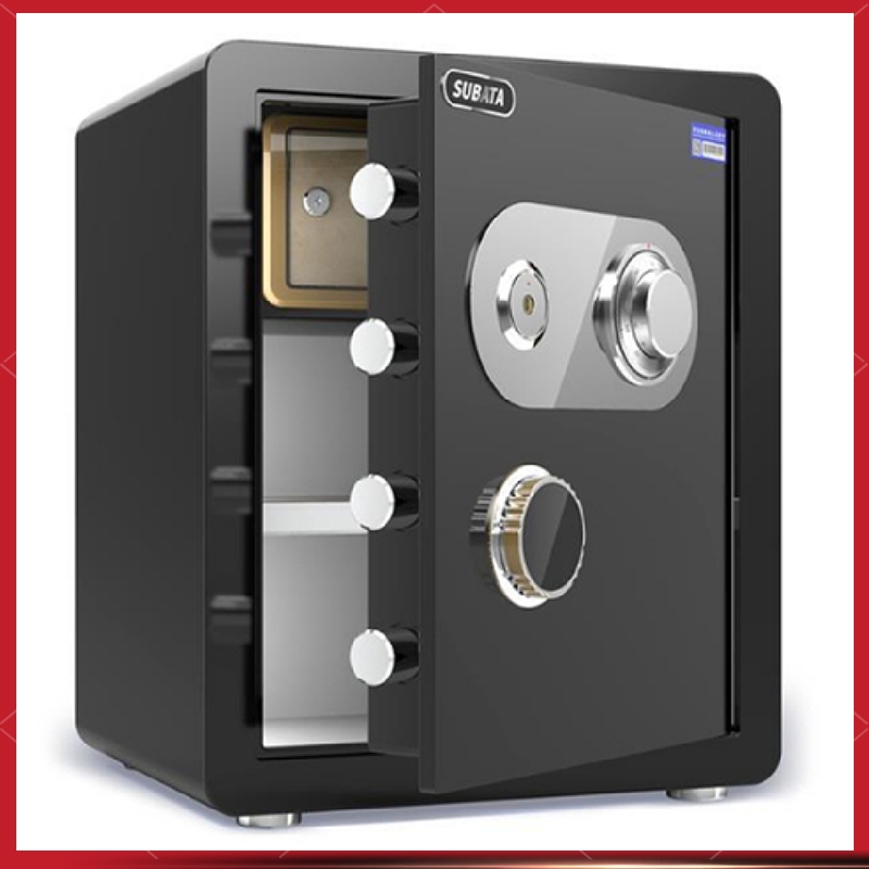 Safe Box Mechanical All Steel Fireproof Rustproof AntiTheft Cash 45cm ...