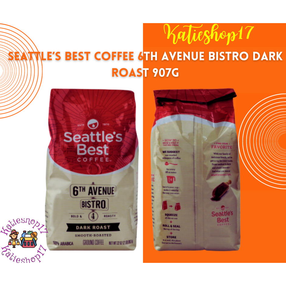 Seattle’s Best Coffee 6th Avenue Bistro Dark Roast 907g | Shopee ...