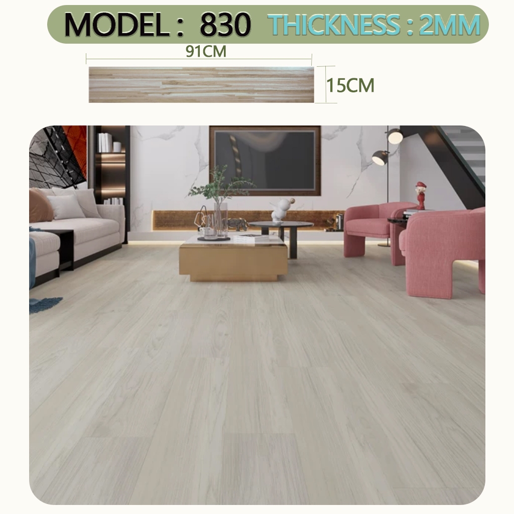 Wooden 91x15cm Adhesive Tiles For Flooring Waterpoof Vinyl Tile Floor ...