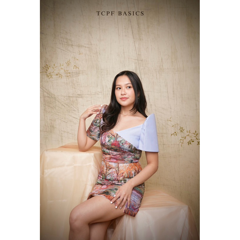 Modern Filipiniana (ALTHEA) and Skirt (CHRISTINA) Terno - TCPF: BASICS | Shopee Philippines
