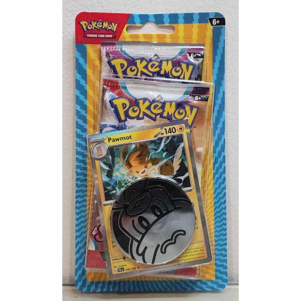 Pokemon TCG 2 Pack Pin Blister Featuring Pawmot | Shopee Philippines
