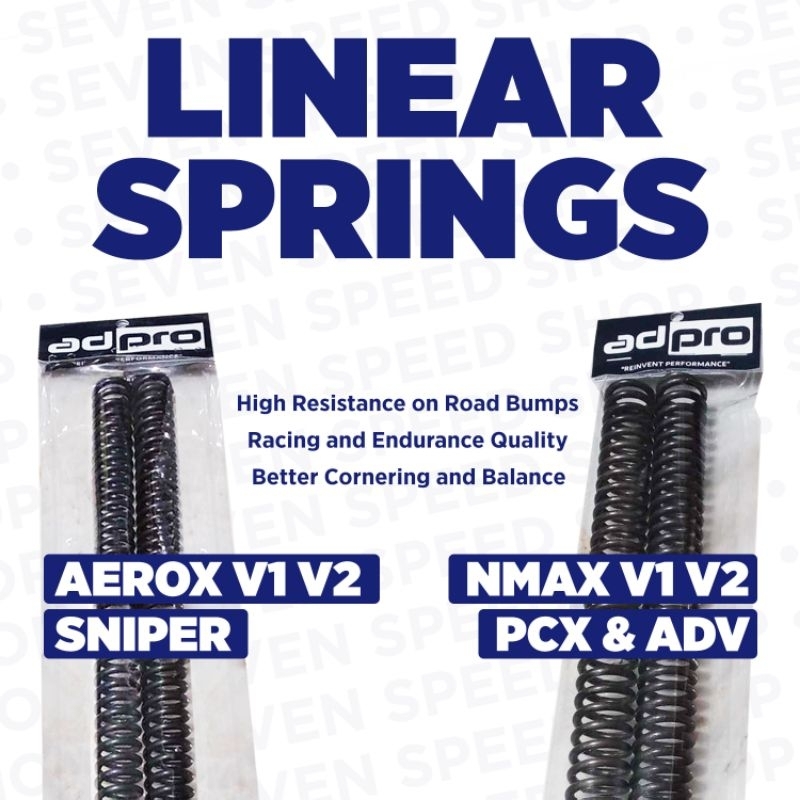 AdPro Advance Linear Spring aerox nmax pcx sniper adv | Shopee Philippines