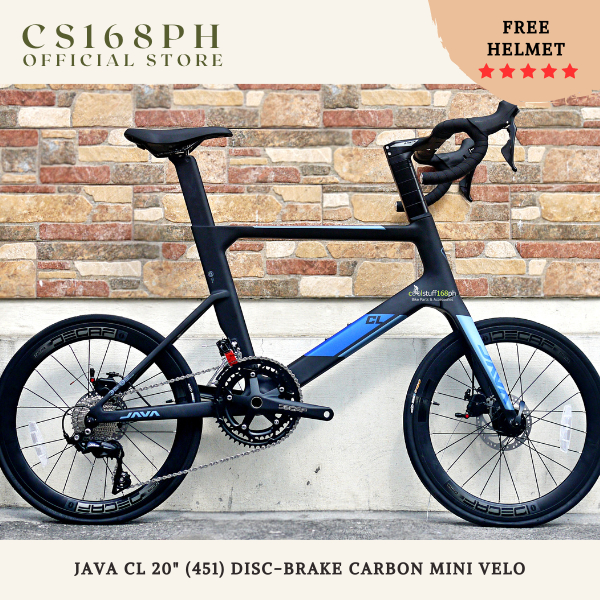 CS168ph Java CL Carbon 20" (451) 22spd Disc Brake Mini Velo Bike w ...