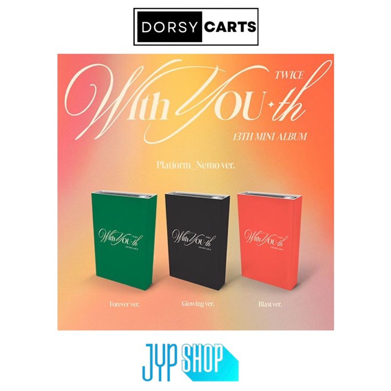 [ONHAND] TWICE “WITH YOU-TH” ALBUM (Platform_Nemo Version) | Shopee Philippines