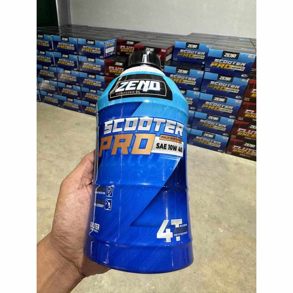 ZENO Scooter Pro 10w40 Fully synthetic 1Liter & 800ml | Shopee Philippines