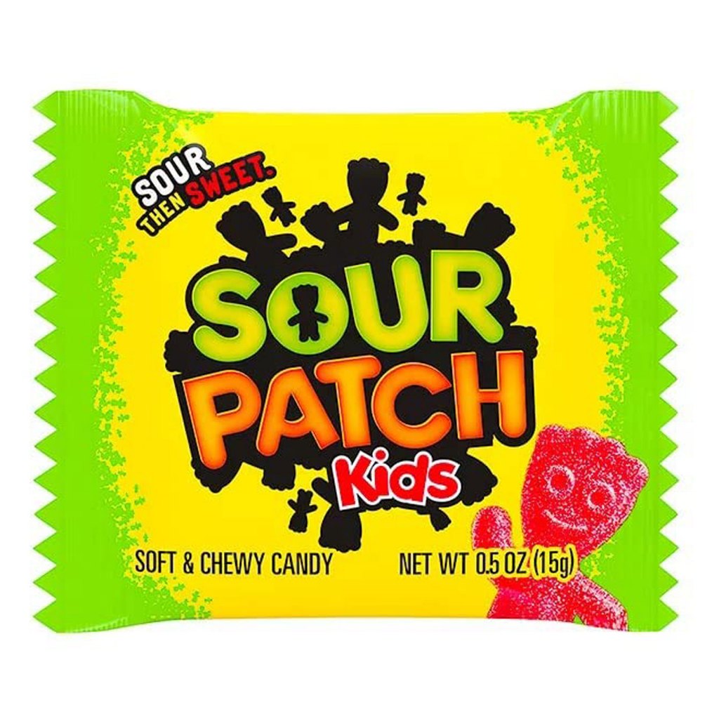 Sour Patch Kids Mini - Fun Size Individual Pack - Original Soft & Chewy ...