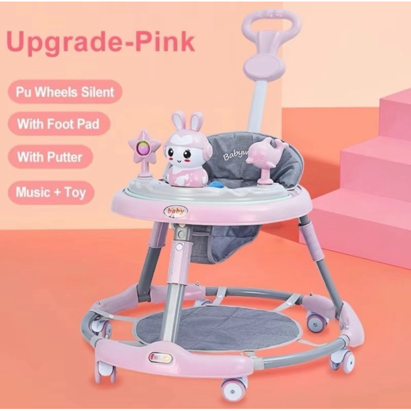 Walker for Baby boy and girl Foldable and Ajustable Safety Baby Walker ...