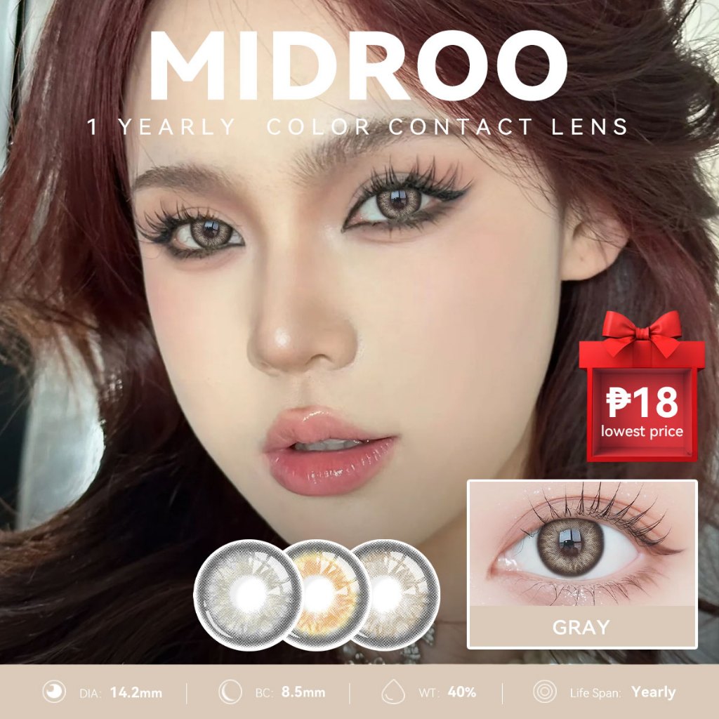 Midroo 1Pair Barbie Soft Eye Contact Lens Grade 0.00 with dia 14.2mm ...