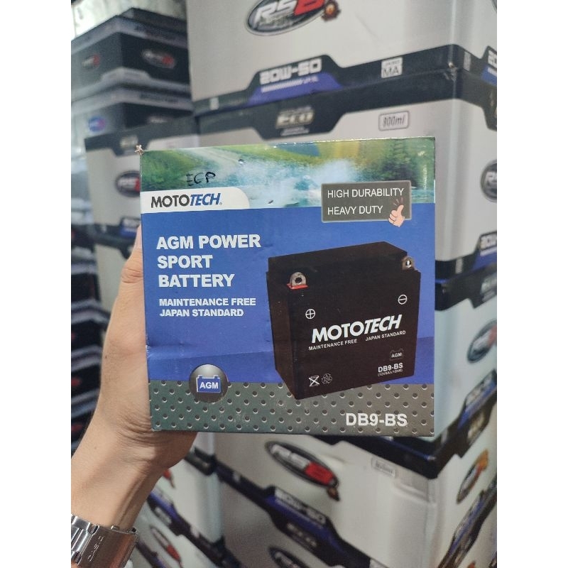 Mototech Battery by GS Battery - DB9-BS (Barako175) | Shopee Philippines