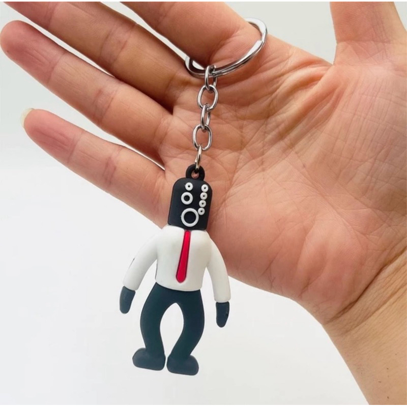 New Anime Skibidi Toilet Keychain PVC Keyring Figure Skibidi Dop Toy ...