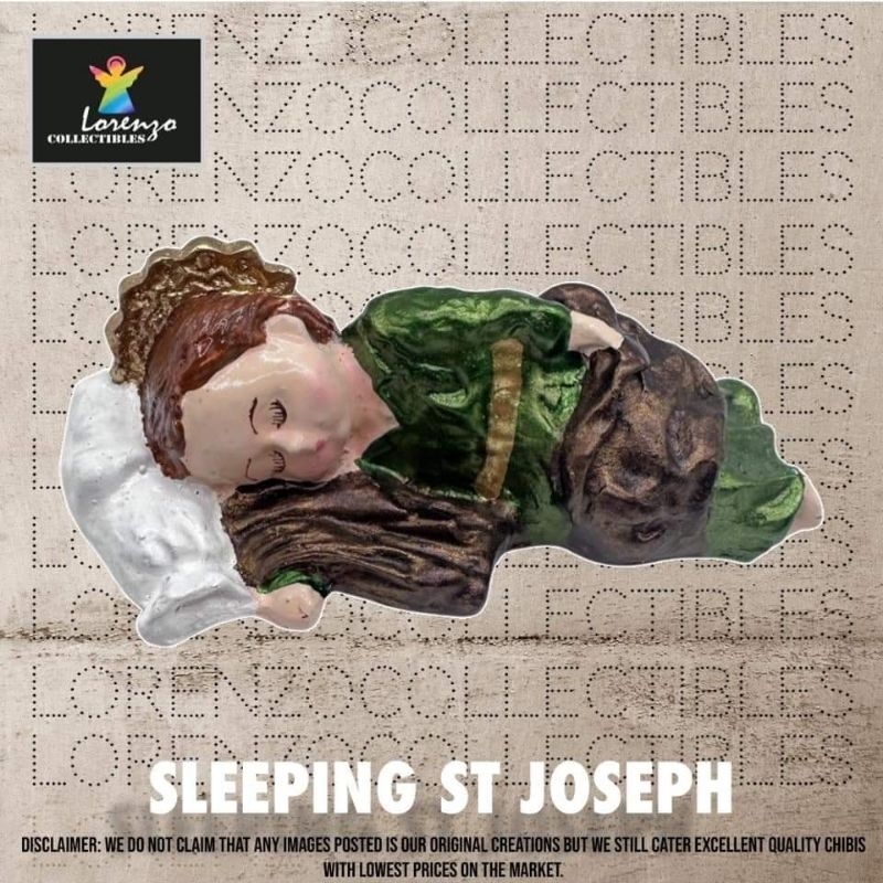 chibi saints - Sleeping St Joseph | Shopee Philippines