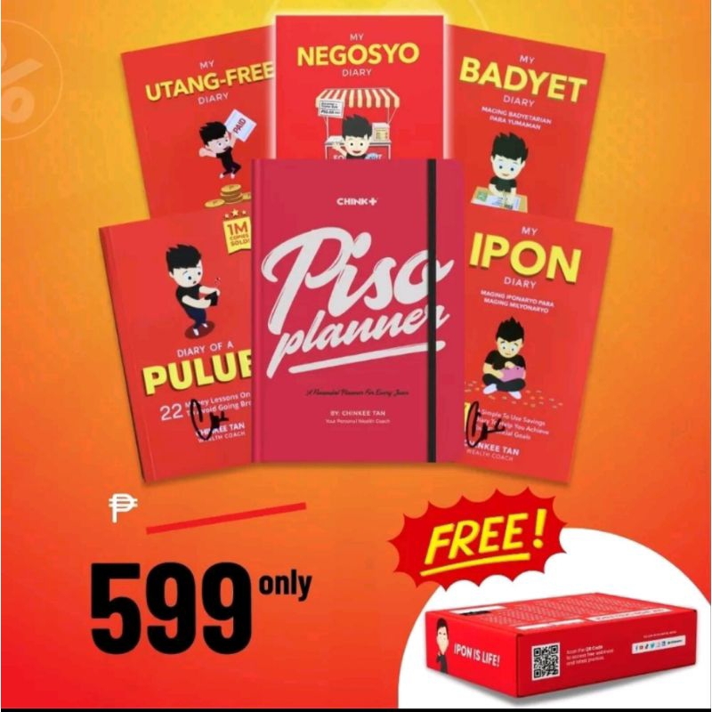 Onhand New Payaman Book Bundle 7in1 By Chinkee Tan(Piso planner/Negosyo/Ipon/Pulubi/Badyet/Utang ...